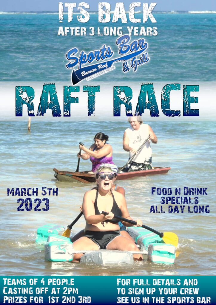 Annual Raft Race 2023 - Go Slow Caye Caulker